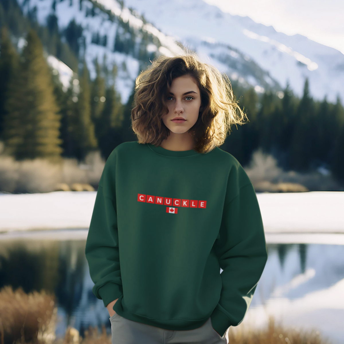 Unisex Crewneck - Canuckle – Oh Canada Shop